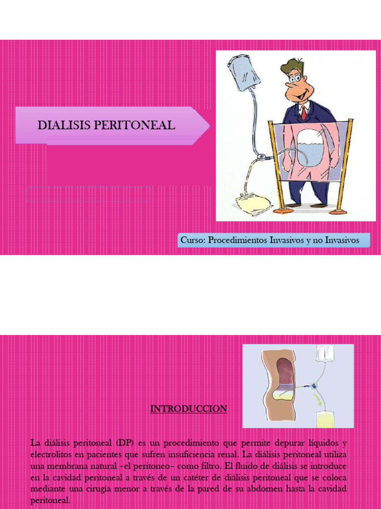 Dialis Peritoneal Procedimientos Invasivos | PDF
