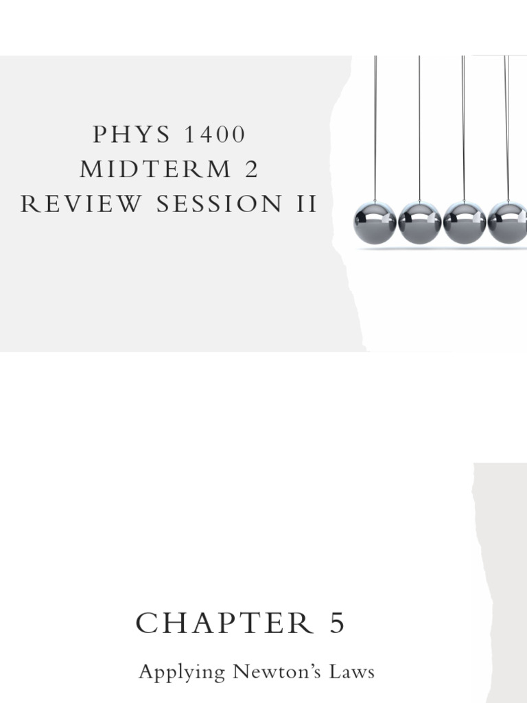 Phys 1400 Midterm 2 Solutions | PDF | Momentum | Kinetic Energy