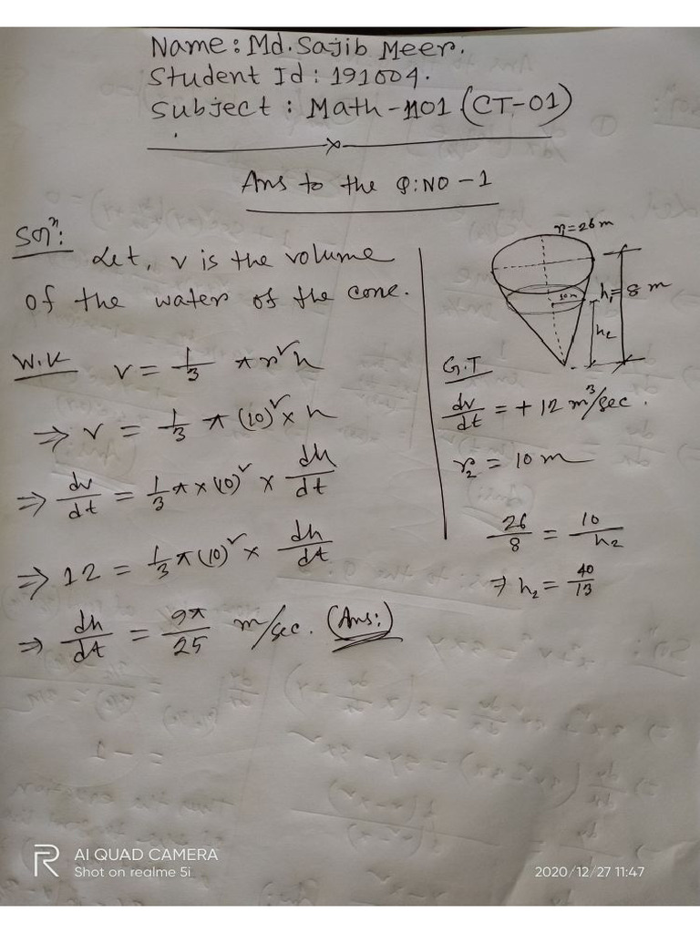 Math 1101 (CT-01) | PDF