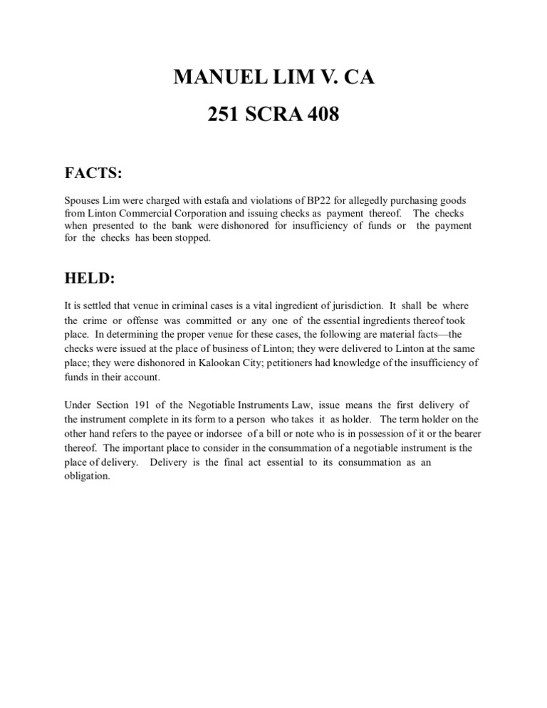 16 Manuel Lim v. Ca | PDF