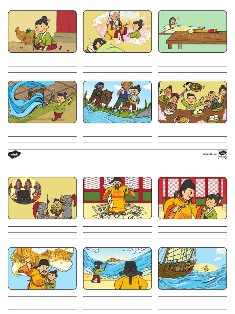 Magic Paintbrush Story Board | PDF