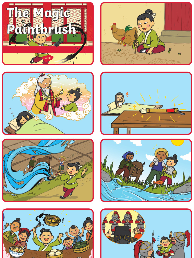 Magic Paintbrush Sequence Pictures | PDF