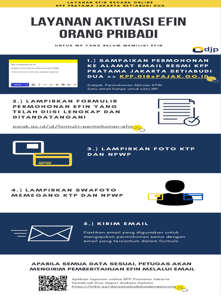 Tata Cara Permohonan EFIN Online | PDF