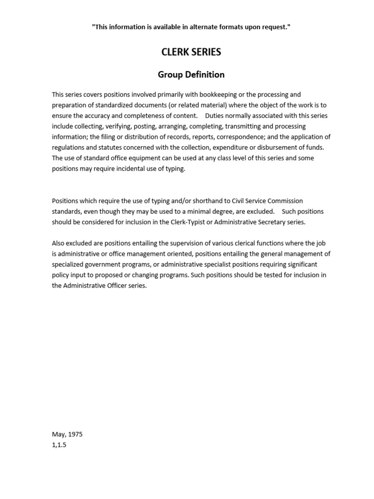 Clerk | PDF | Policy | Function (Mathematics)