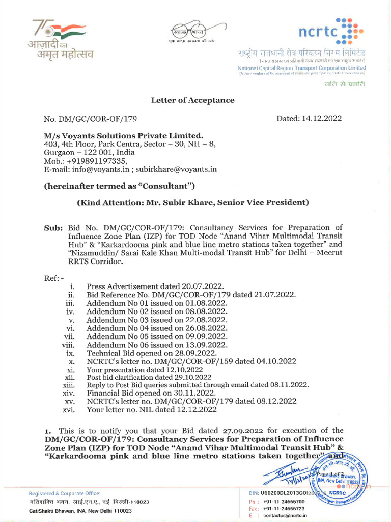 MMTH Anvt Tender | PDF
