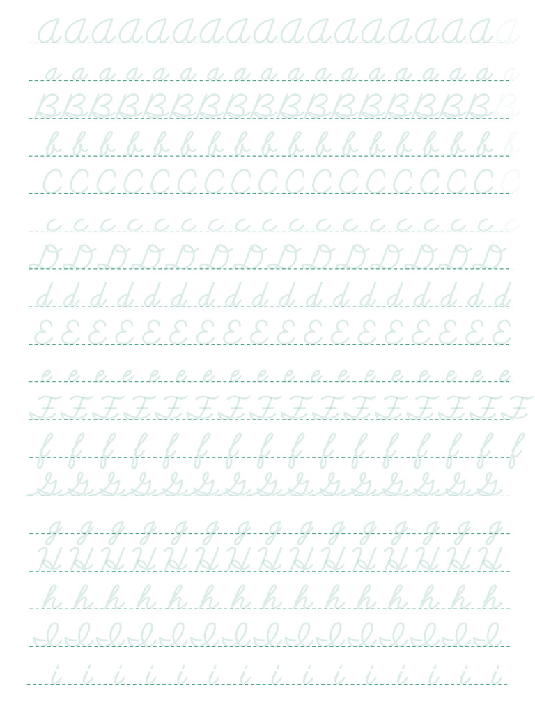 Cursive | PDF
