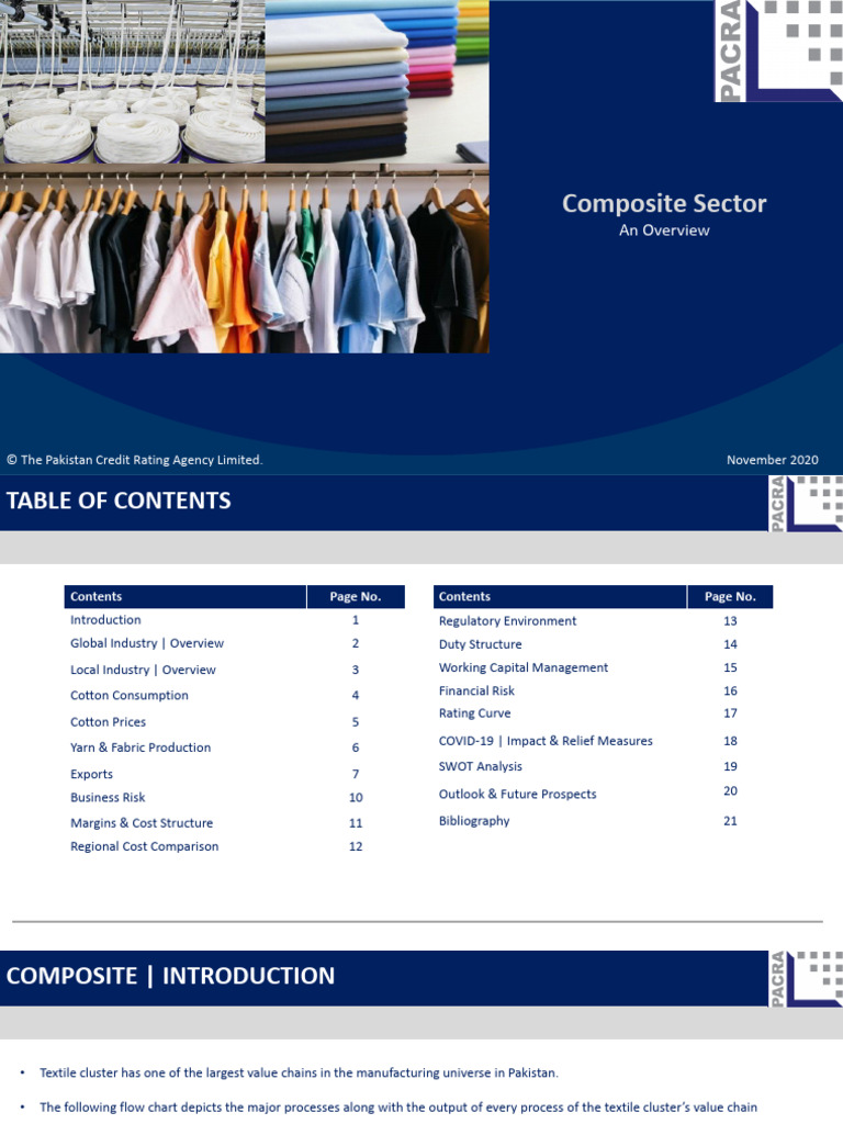 Composite PACRA Research Nov - 20 | PDF | Textiles | Taxes