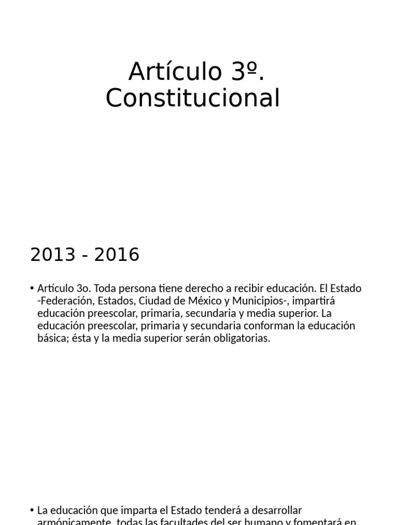 Derecho a la Educación en México | PDF