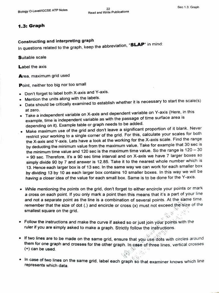O Level Biology ATP Notes 2 | PDF | Histogram | Catalase