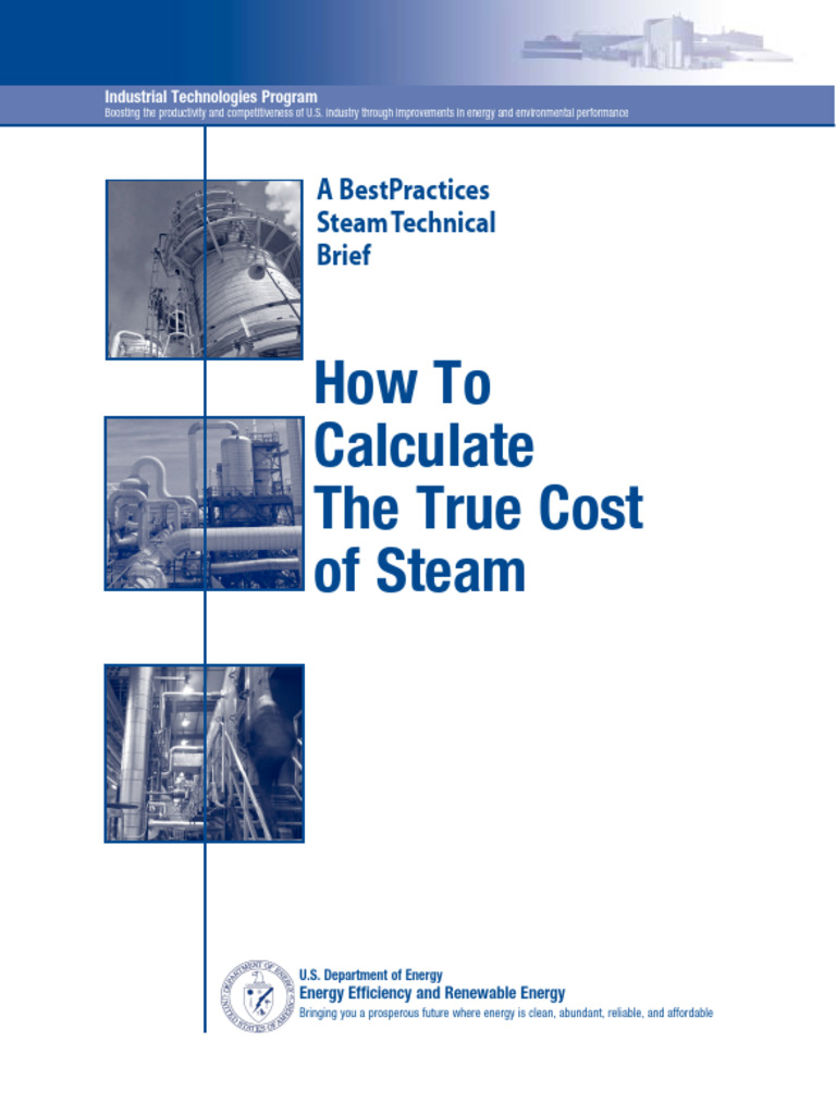 Tech Brief True Cost of Steam | PDF | Boiler | Renewable Energy
