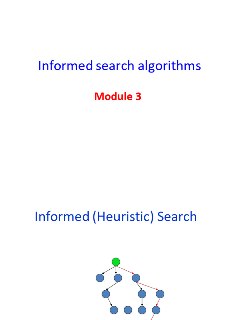 Informed Search Strategies | PDF | Algorithms And Data Structures | Algorithms