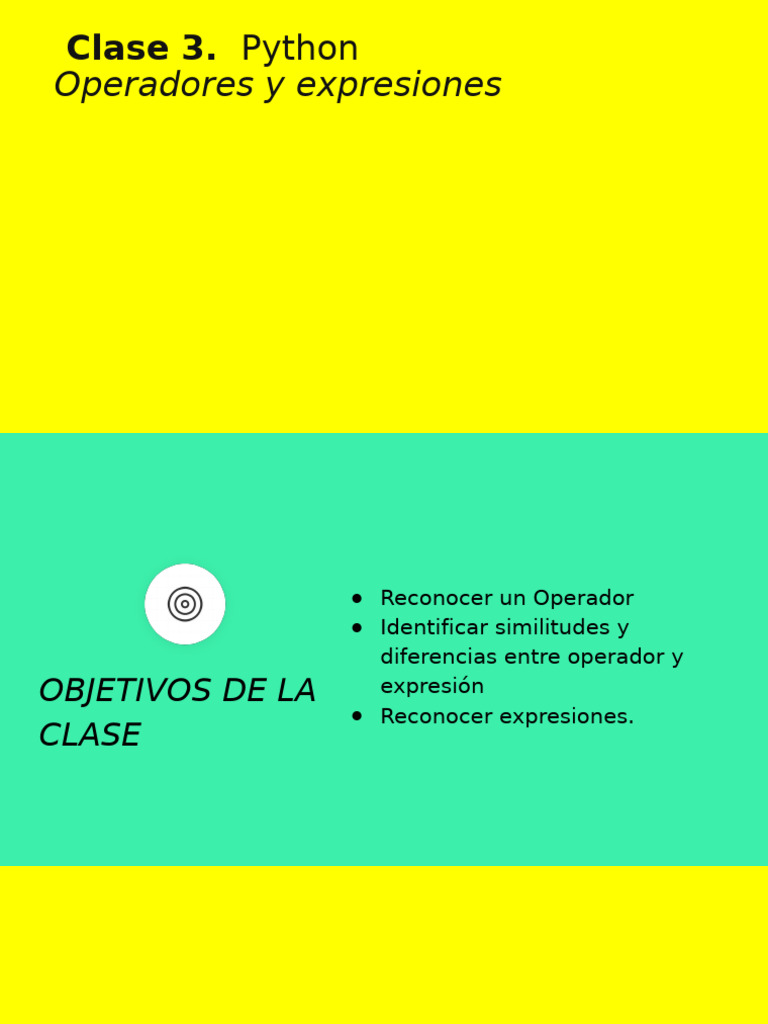 Operadores y Expresiones en Python | PDF | Multiplicación | Verdad