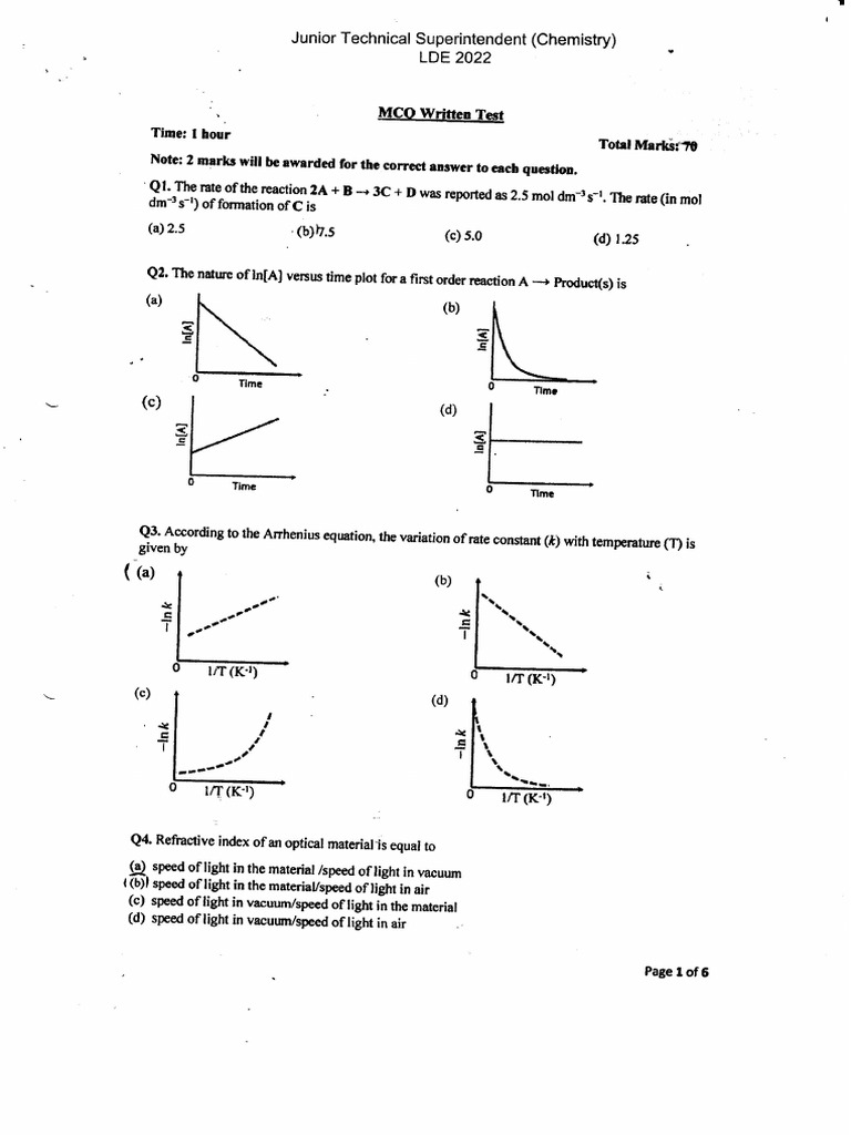 Jts Lde 2022 Chy Paper | PDF