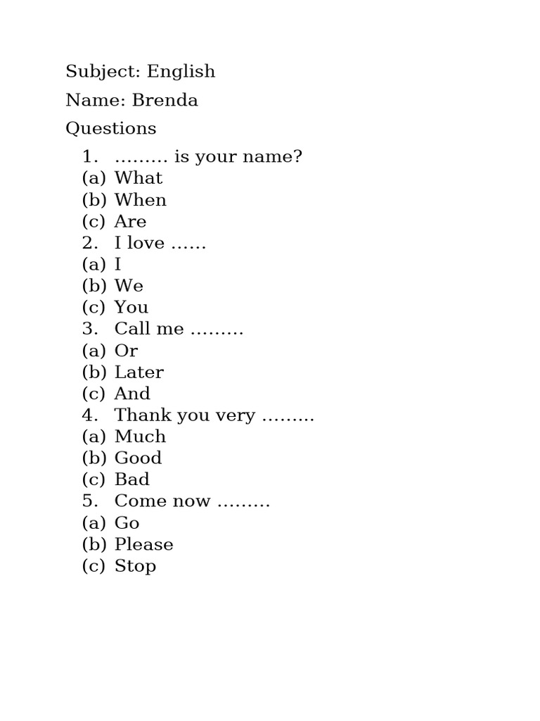 Brenda English | PDF