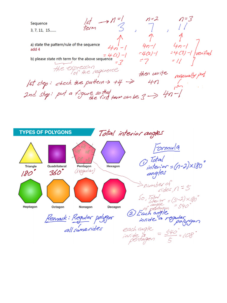 Sequence and Polygon | PDF