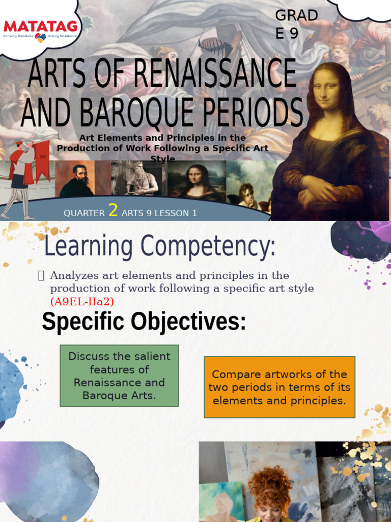 Q2-PPT-ARTS 9-Lesson 1 (Arts of Renaissance and Baroque) | PDF | The Arts