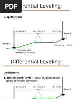 Differential Leveling | PDF | Surveying