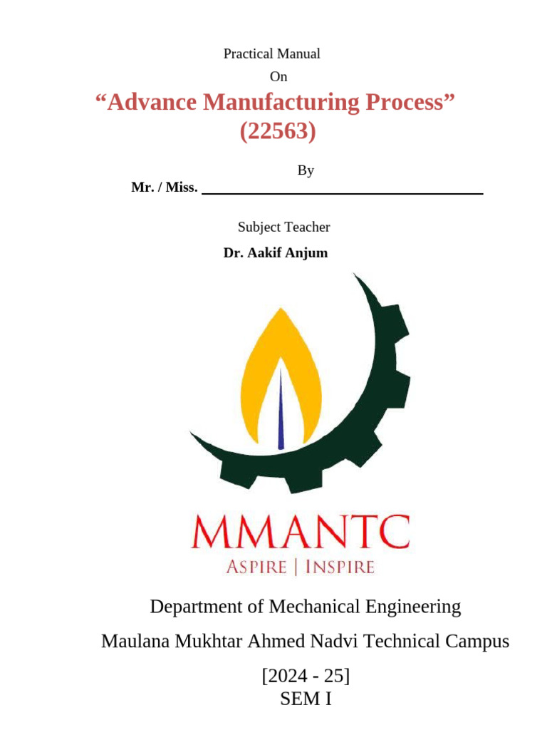 TY SEM 5 AMP Certificate | PDF