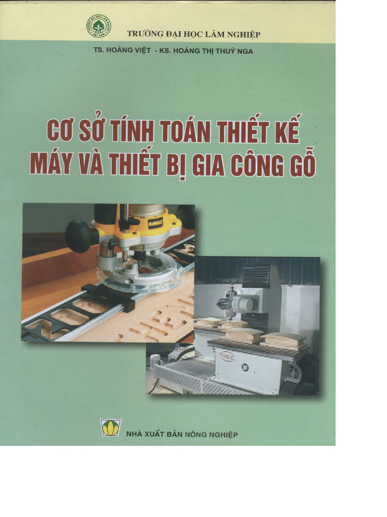 (123doc) Co So Tinh Toan Thiet Ke May Va Thiet Bi Gia Cong Go Giao Trinh | PDF