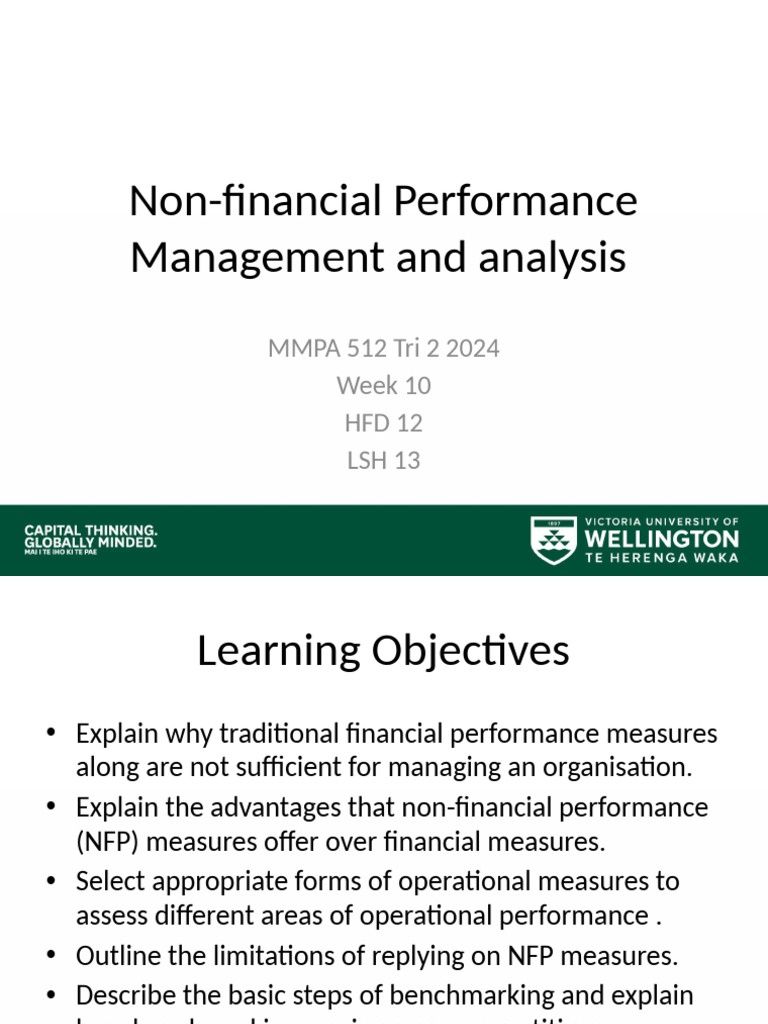 Non-Financial Performance Management and Analysis NUKU | PDF | Audit ...