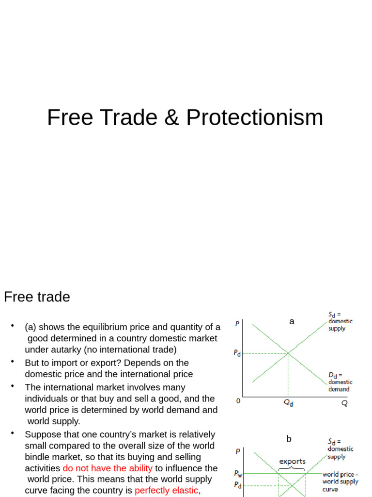 G12 HL Free Trade & Protectionism | PDF | Dumping (Pricing Policy ...