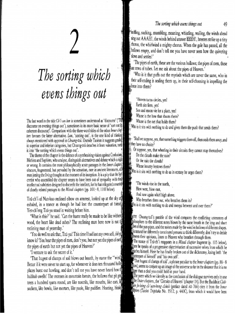 The Sorting Which Evens Things Out | PDF