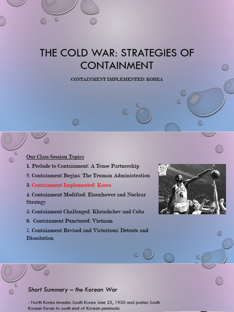Cold War 3 | PDF | Containment | Korean War