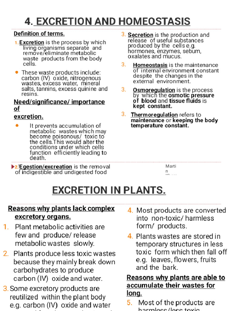 Excretion and Homeostasis.-2 - Phoenix | PDF
