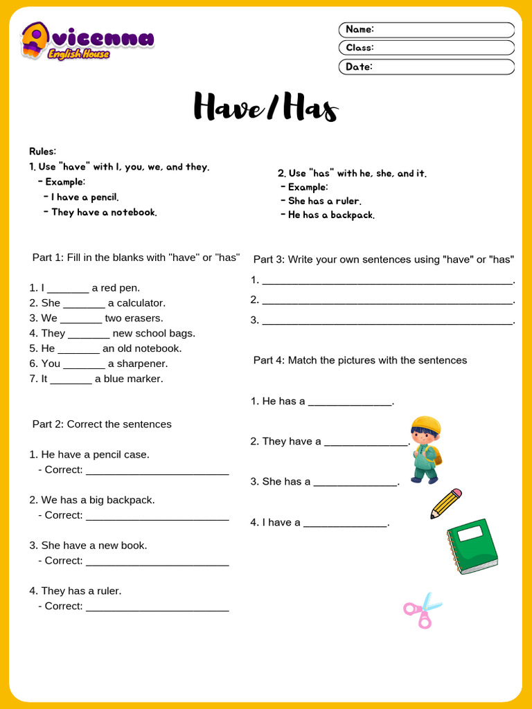 English Worksheet | PDF