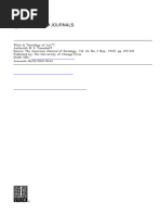 Robert K Merton - Social Structure and Anomie Original 1938 Version | PDF