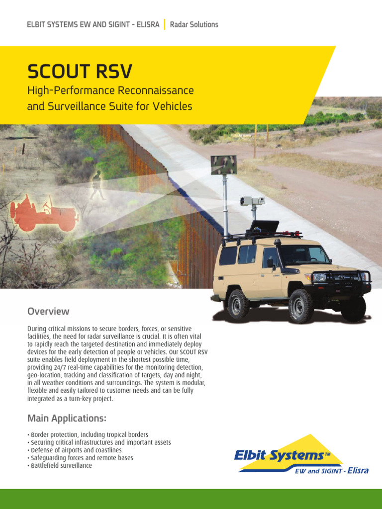 Elbit fpr10 | PDF | Reconnaissance | Radar