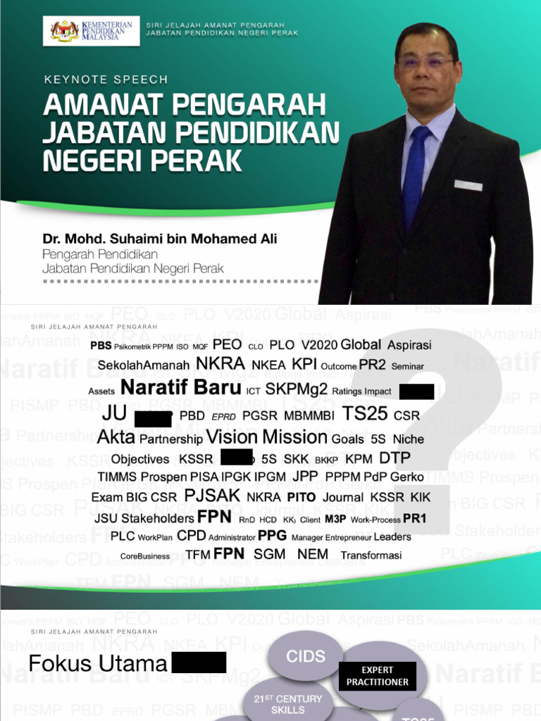 Amanat Pengarah Pendidikan Negeri Perak | PDF