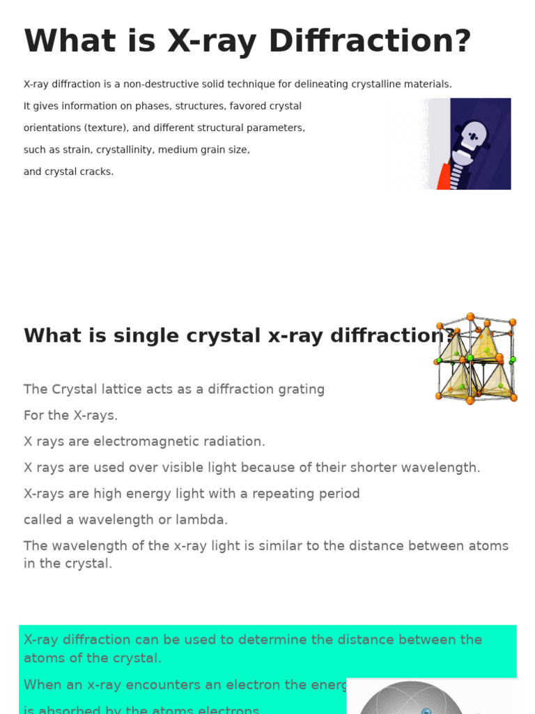 X Ray Diffraction | PDF