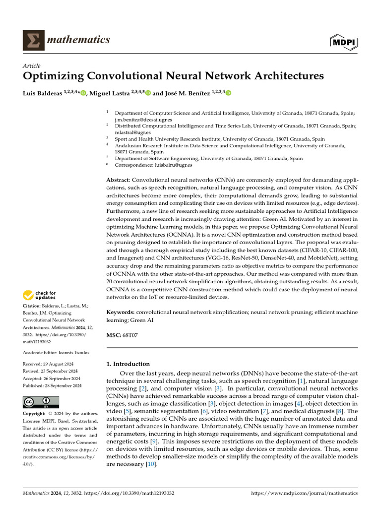 Mathematics 12 03032 | PDF | Artificial Neural Network | Principal Component Analysis
