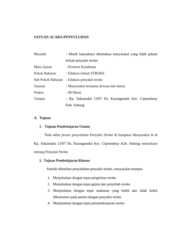 Sap Promkes Achmad Farik | PDF