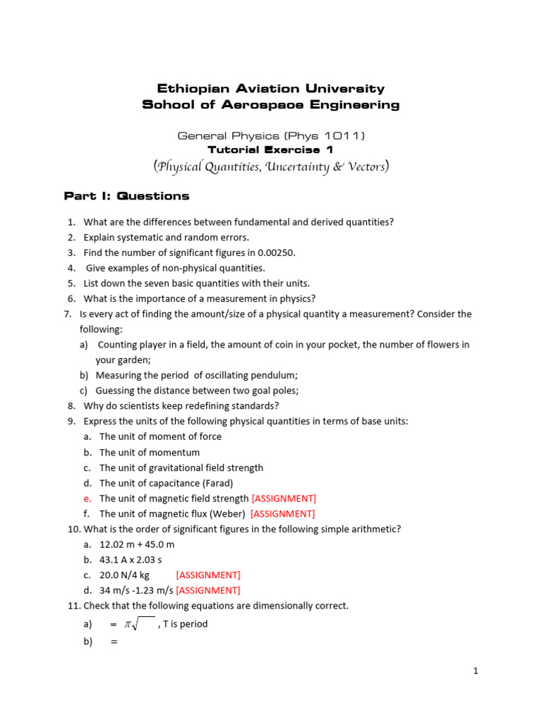 Physique Exo 2 | PDF