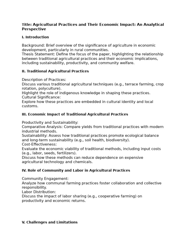 Sample Format of Analytical Paper | PDF