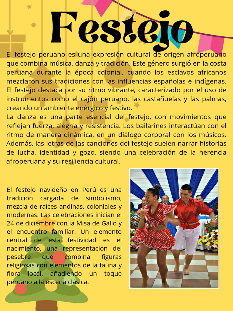Festejo Peruano: Cultura Afroperuana | PDF