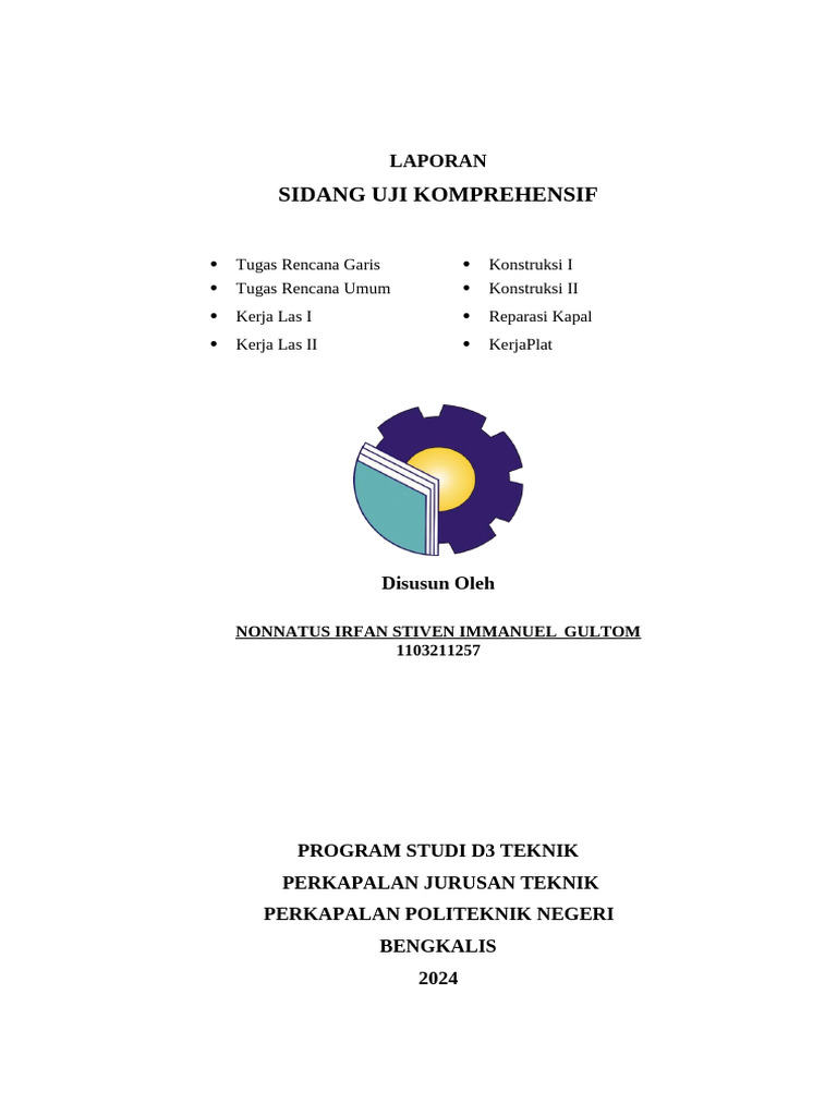 Laporan Uji Kompre Irfan Finish - Before Sidang | PDF
