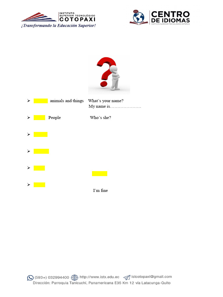 WH QUESTIONS - PDF 3 | PDF