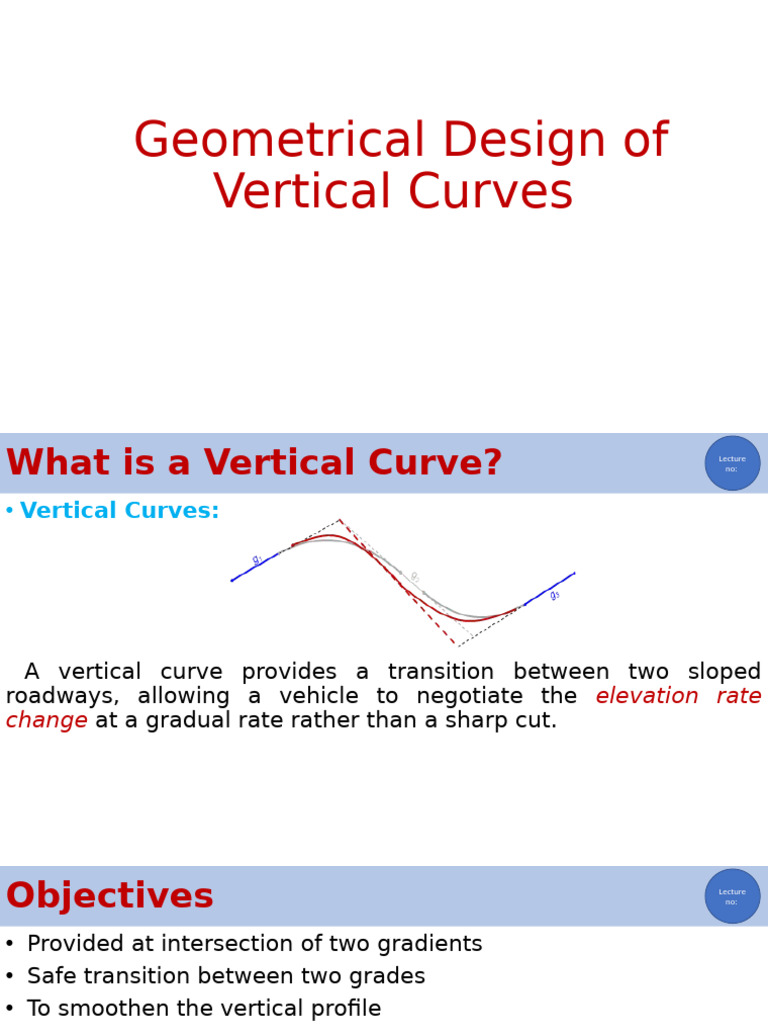 9.vertical Curves | PDF | Transport