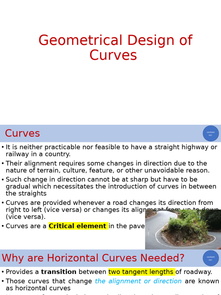 8.horizontal Curves | PDF | Analytic Geometry | Geometry