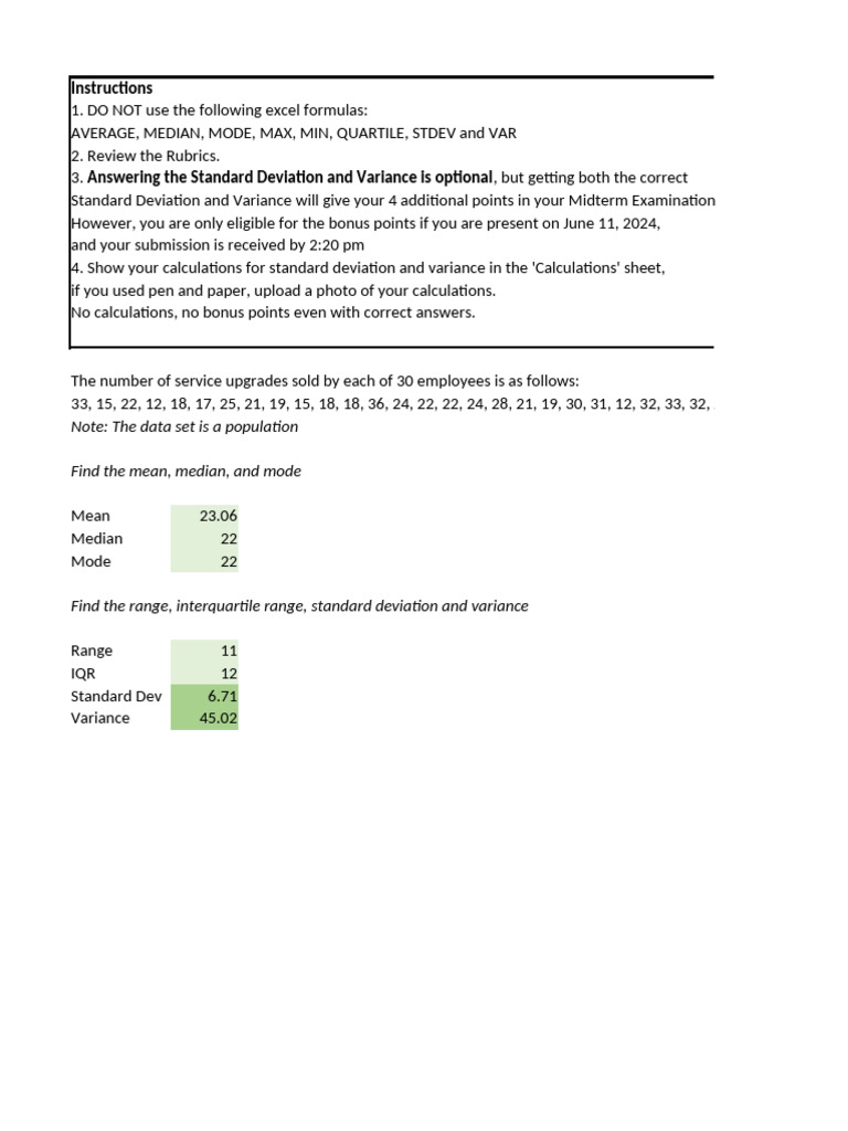 Appstat Excel - W | PDF