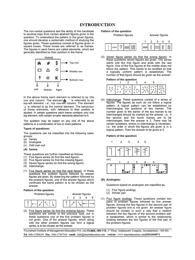 Abstract Reasoning 3 | PDF | Analogy