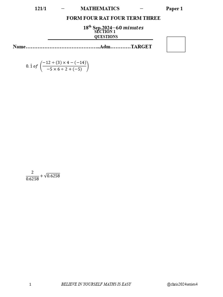 Rat 4 | PDF | Mathematics