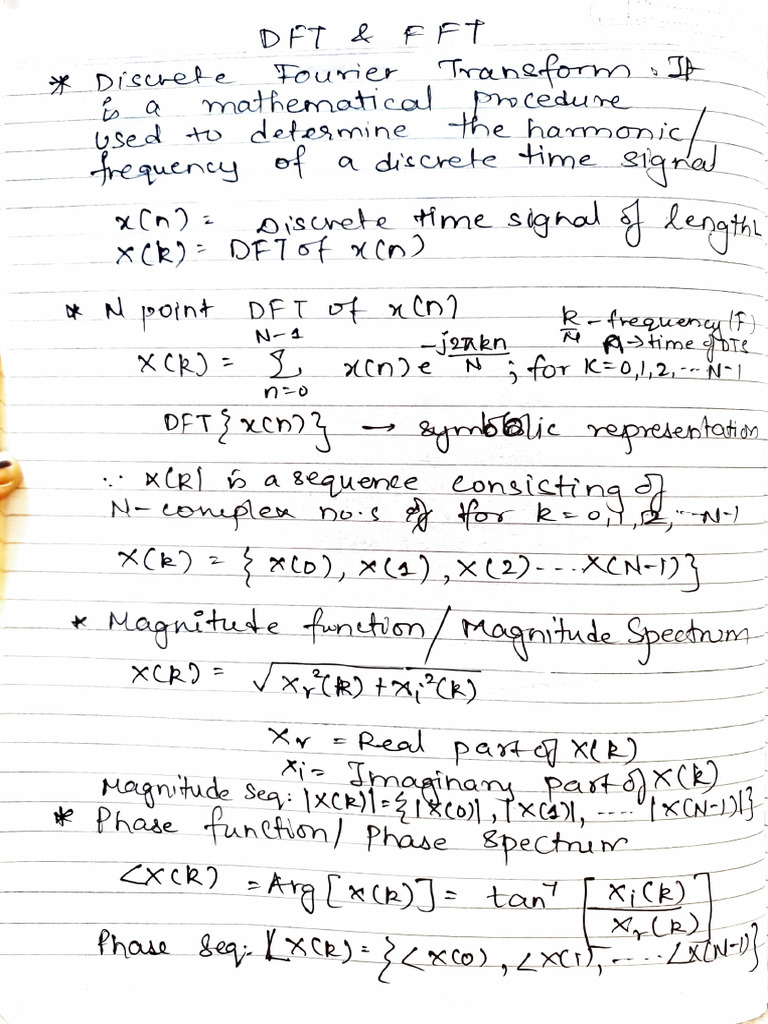 Image Processing Transforms (DFT, FFT. Etc) | PDF | Algorithms ...