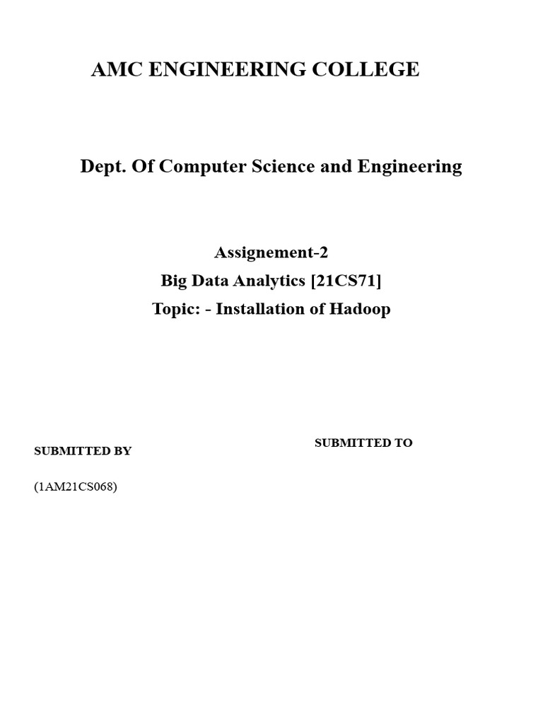 Amc Engineering College: Dept. of Computer Science and Engineering ...