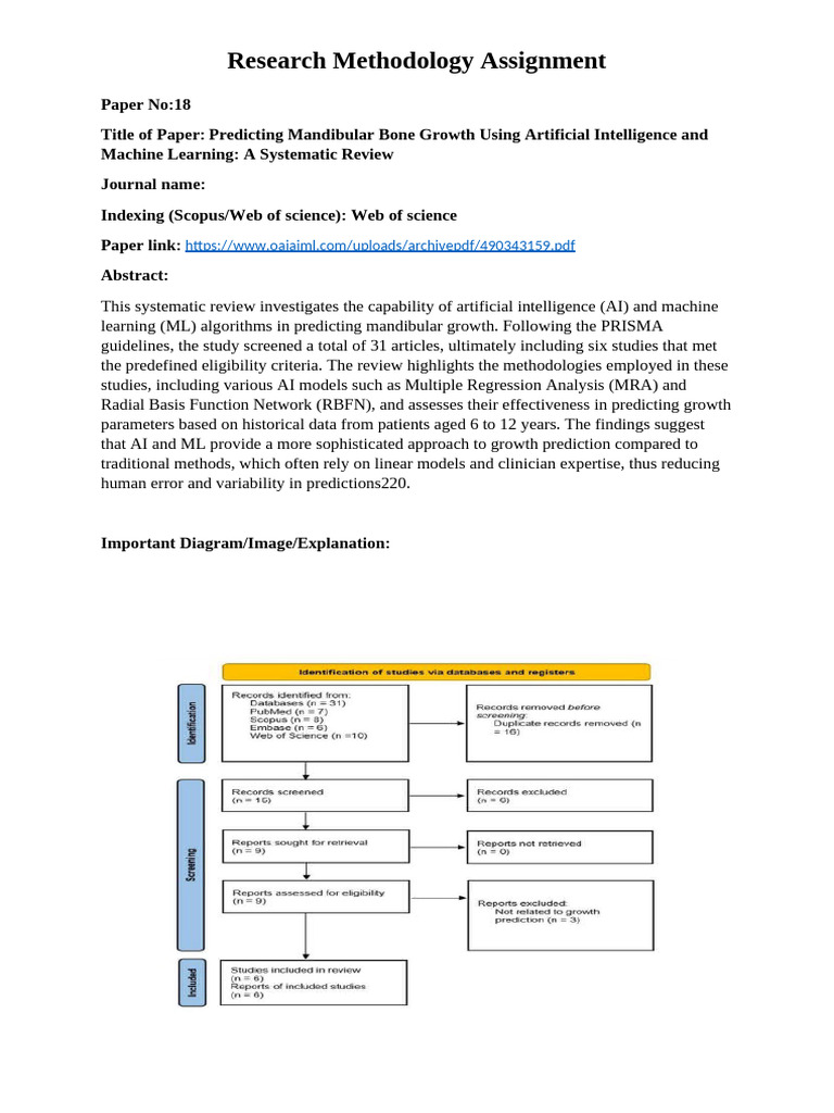 Research Methodology Task | PDF | Machine Learning | Artificial ...