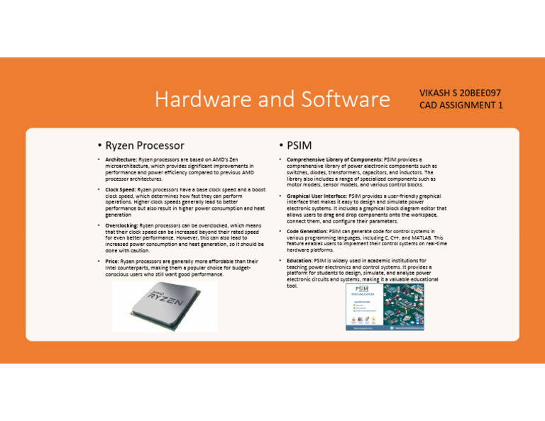 20bee097 Cad Assignment 1 | PDF | Central Processing Unit | Computer ...