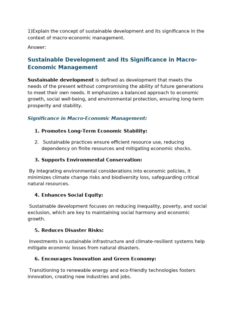 DM Mid-2 Answers | PDF | Sustainability | Emergency Management